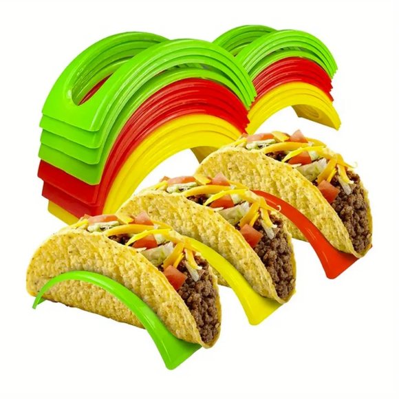 Kitchen | Nwt 6pc Taco Stands Hot Dog Stand Sub Stand Taco Holder ...